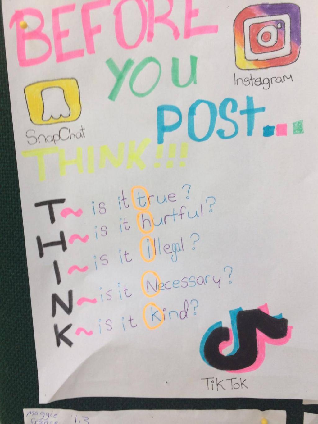 Safer Internet Day Competition winners | Coláiste na Toirbhirte