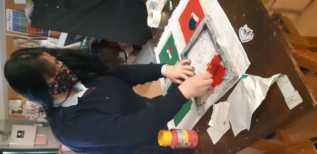 Festive Face masks by LCA students | Coláiste na Toirbhirte