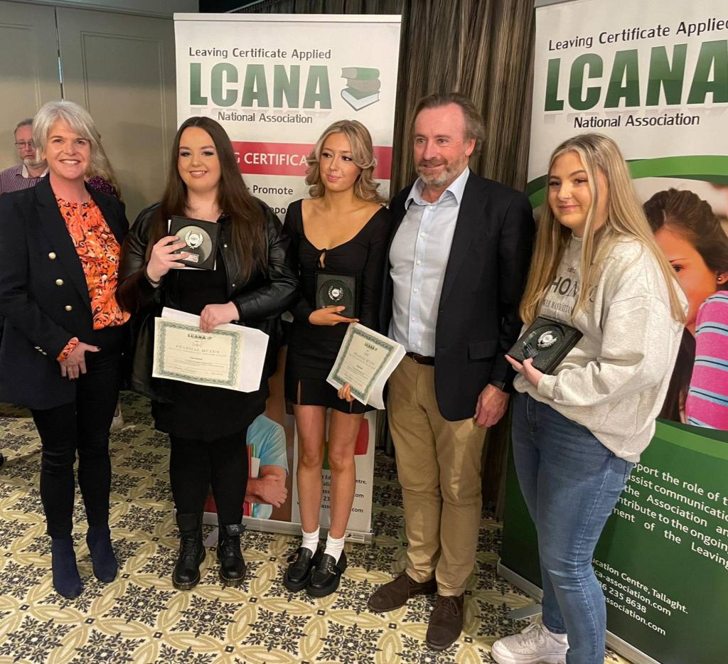 National Award for our Leaving Cert Applied (LCA) students | Coláiste ...
